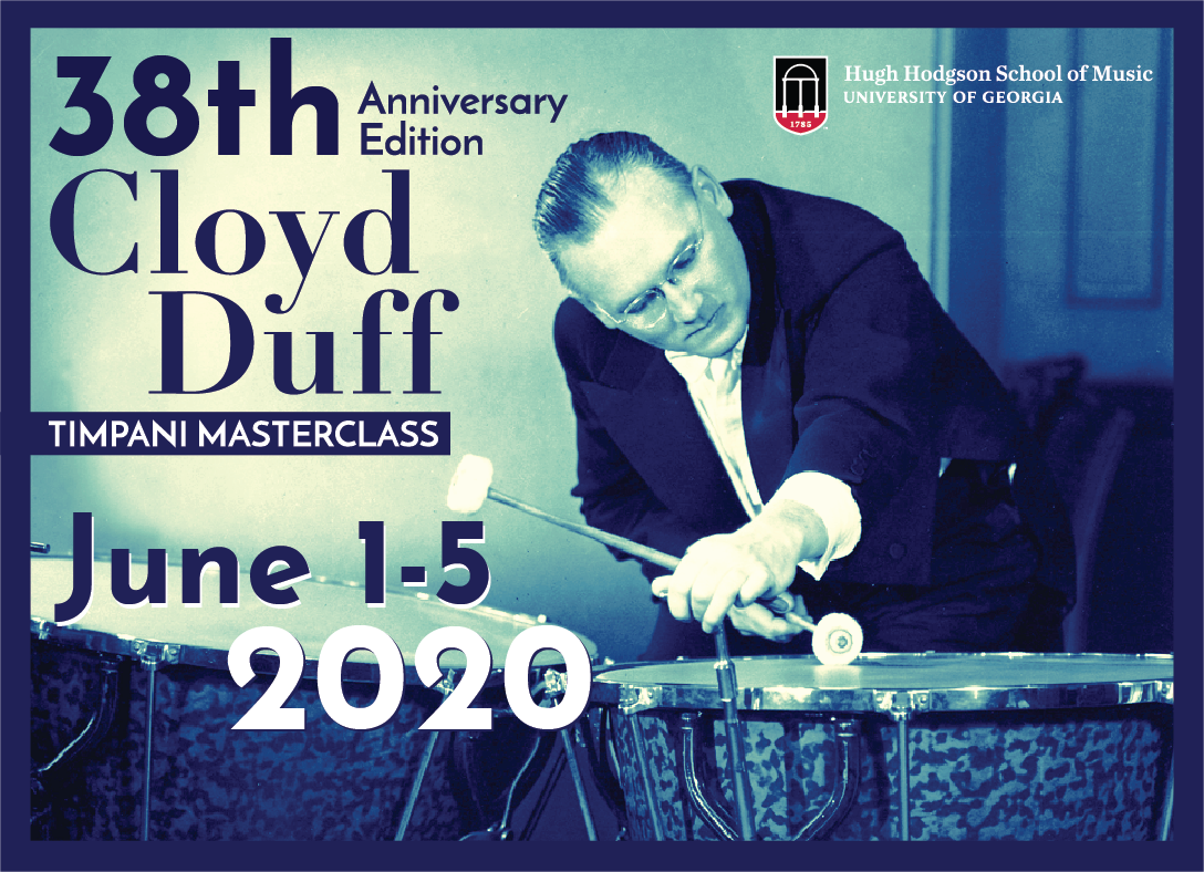 Cloyd Duff Timpani Master Class | Hugh Hodgson School of Music